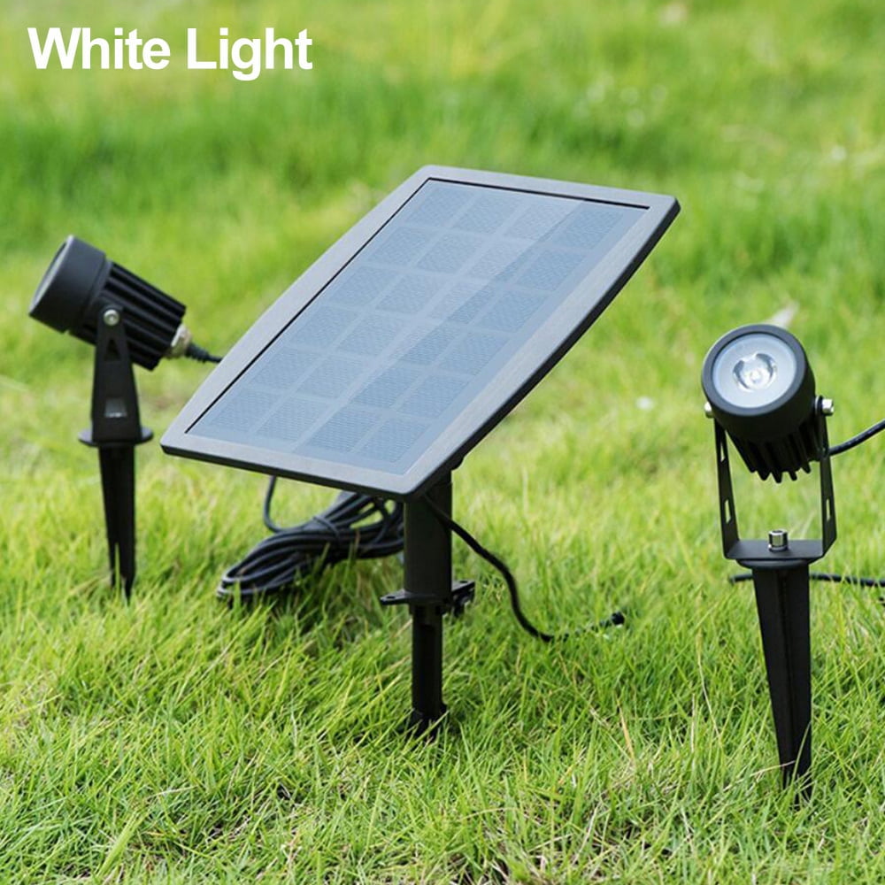 DingLiLighting Solar Landscape Spotlights, Solar Spot Lights Outdoor ...