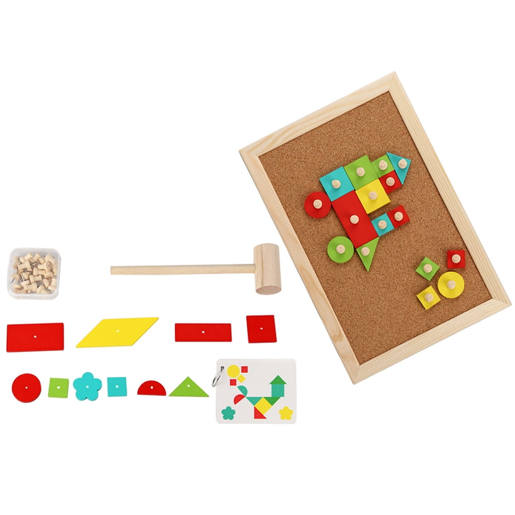 Dingdingle Teaching Aids Toy Wooden DIY Puzzle Wooden Puzzles for Kids ...