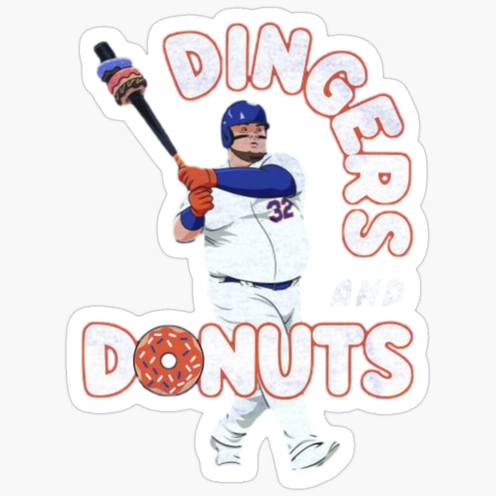 Dingers And Donuts Sticker Baseball Sticker, Football Sticker ...