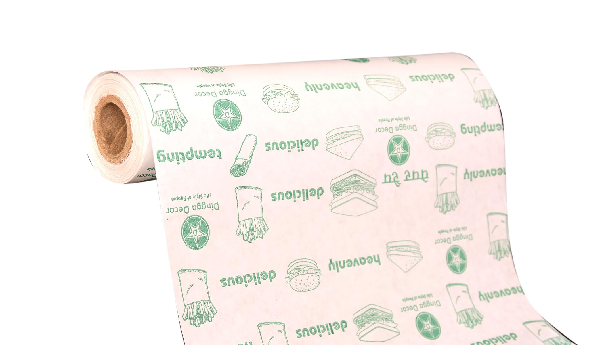 Dingga Decor 110 Meters Food Wrapping Paper Roll - Premium Non-Stick ...