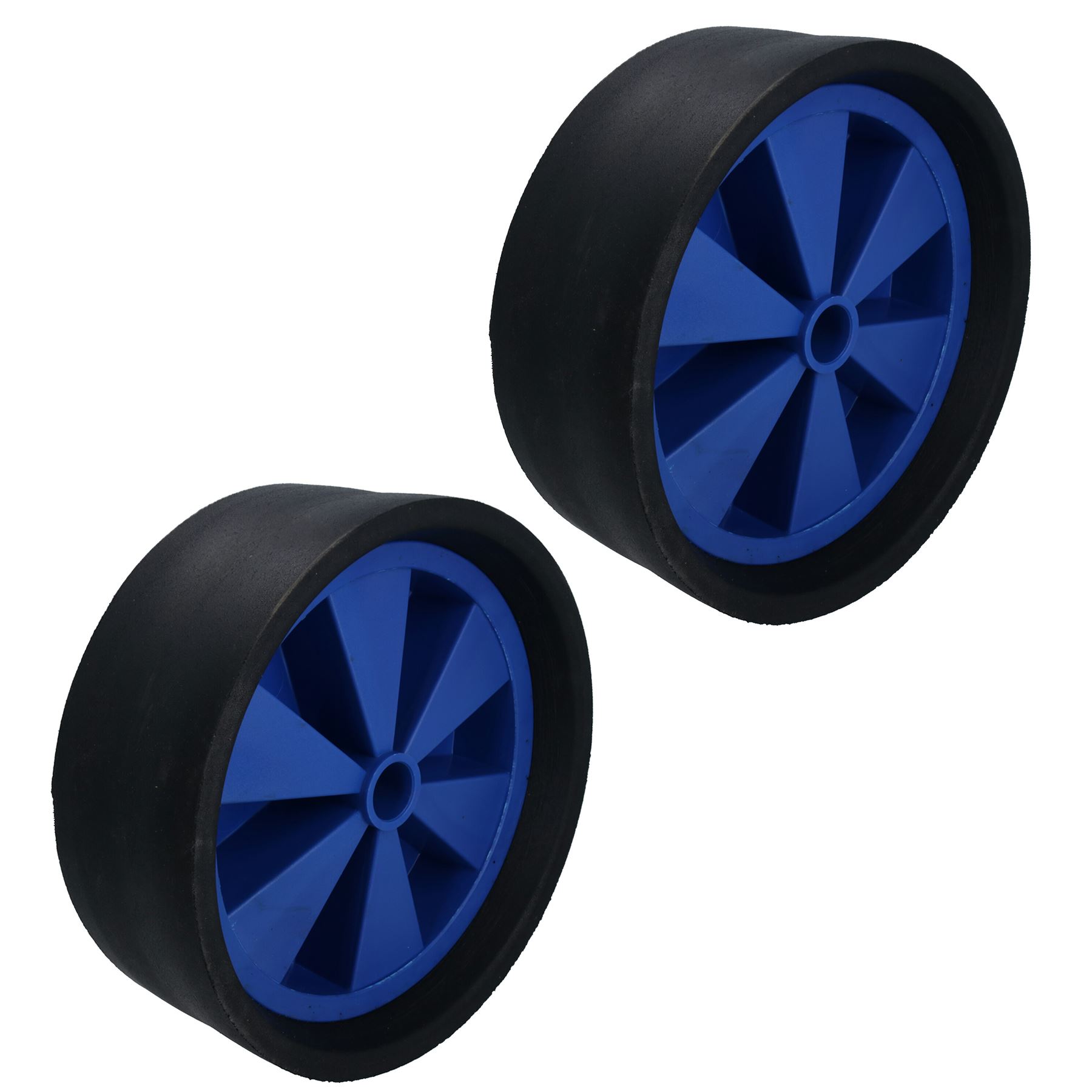 Dinghy Boat Launch Trolley Wheels 10" Sand Hopper Solid Rubber Tyre x 2 ...