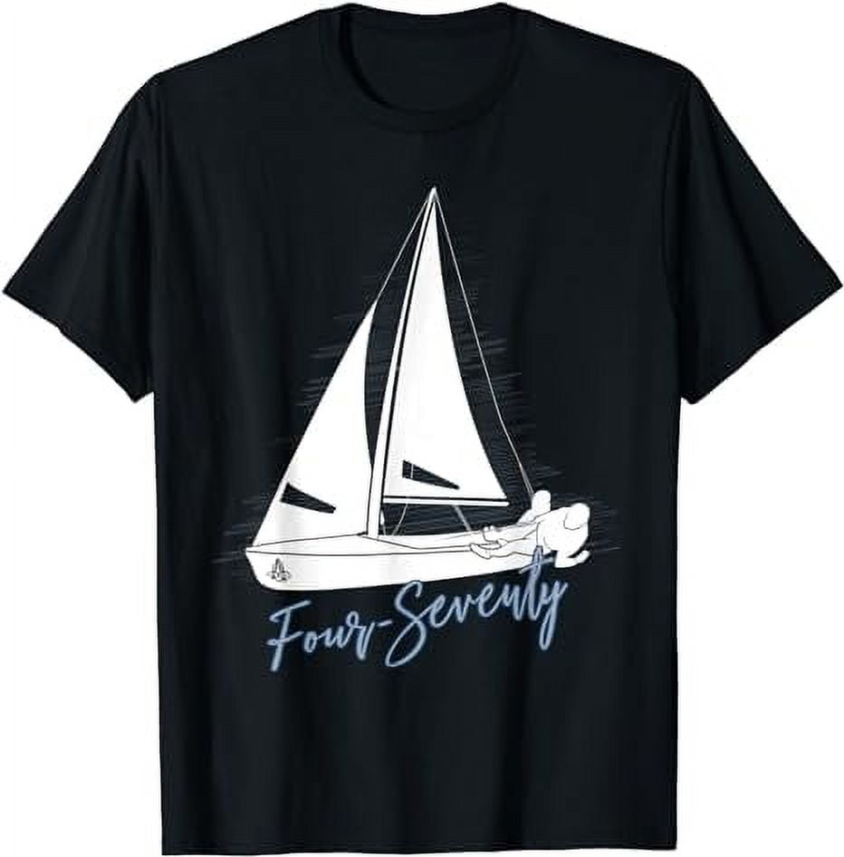 Dinghy Sailing Opti Sailboat Four Seventy Class Sailor T-Shirt ...