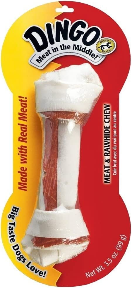 Dingo Large Bone Chew for Dogs Made with Real Chicken - Walmart.com