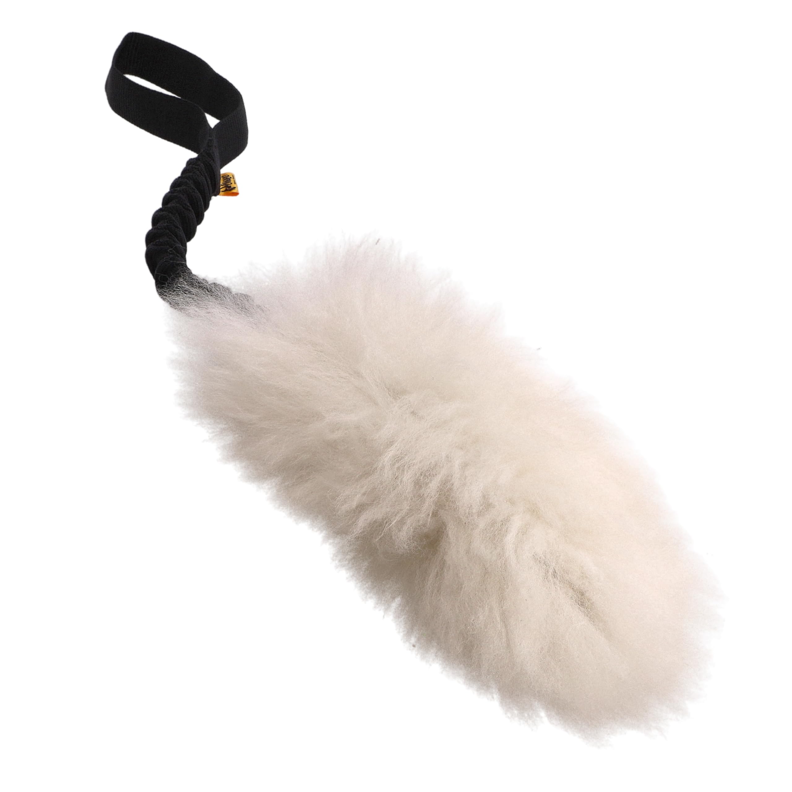 Dingo Dog Toy Sheep Fur with Bungee Handle Fetch Game with Dog Tug Toys ...
