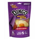 Dingo Dog Treats, Breakfast Bites, Bacon & Egg, 4-Pack - Walmart.com