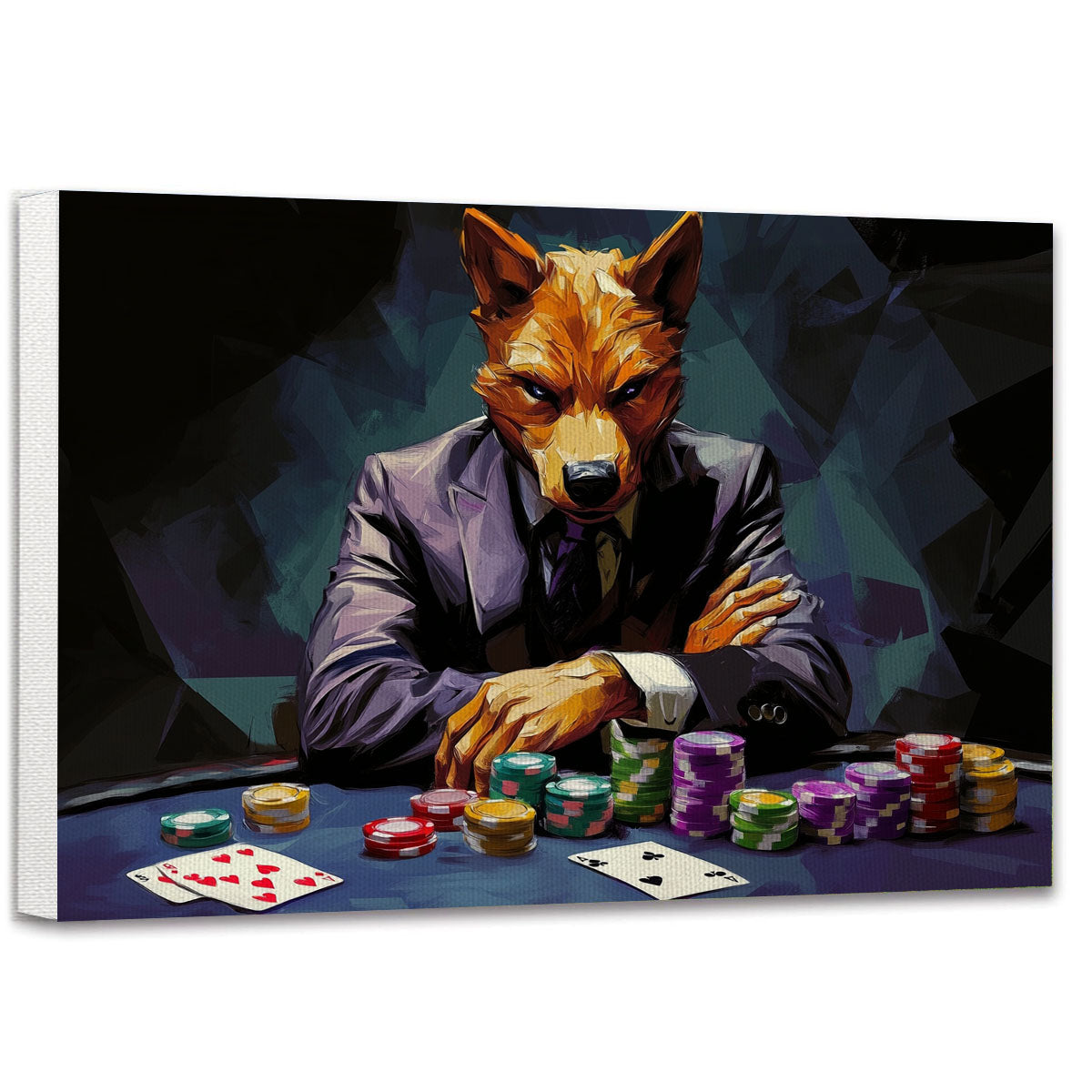 Dingo Playing Poker Poster Wall Art Poster Wall Decor Aesthetic Posters ...