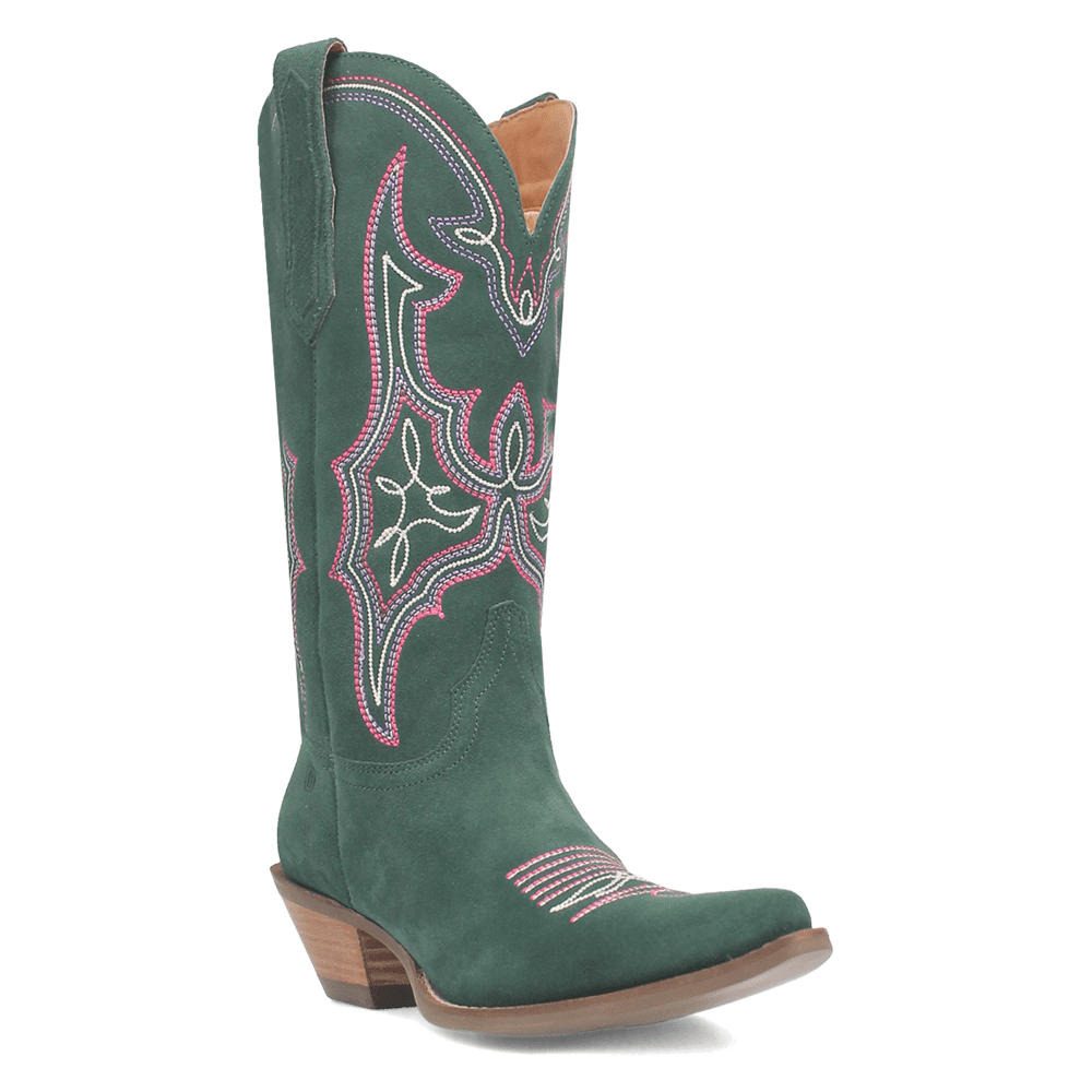 Dingo Womens Hot Sauce Embroidered Snip Toe Cowboy Mid Calf Boots ...