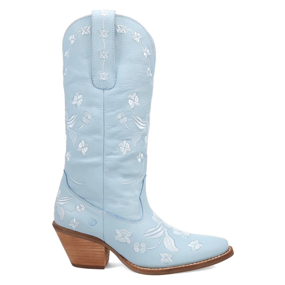 Dingo Womens Love Bug Floral Embroidered Snip Toe Cowboy Mid Calf Boots ...