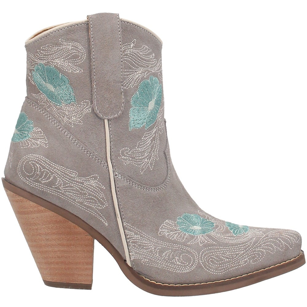 Dingo Women's Tootsie Floral Embroidered Western Fashion Booties Snip ...