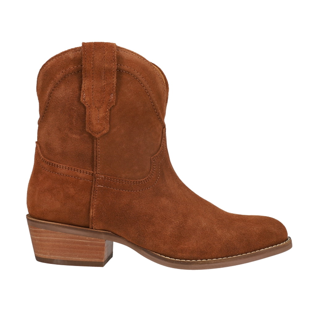 Dingo Womens Tumbleweed Roper Round Toe Cowboy Ankle Boots - Walmart.com