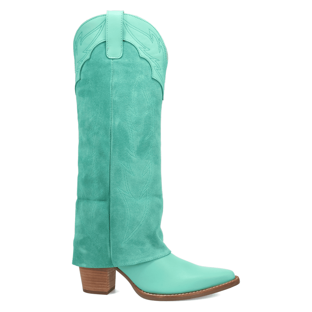 Dingo Womens Wild Horses Southwest Snip Toe Cowboy Tall Boots - Walmart.com