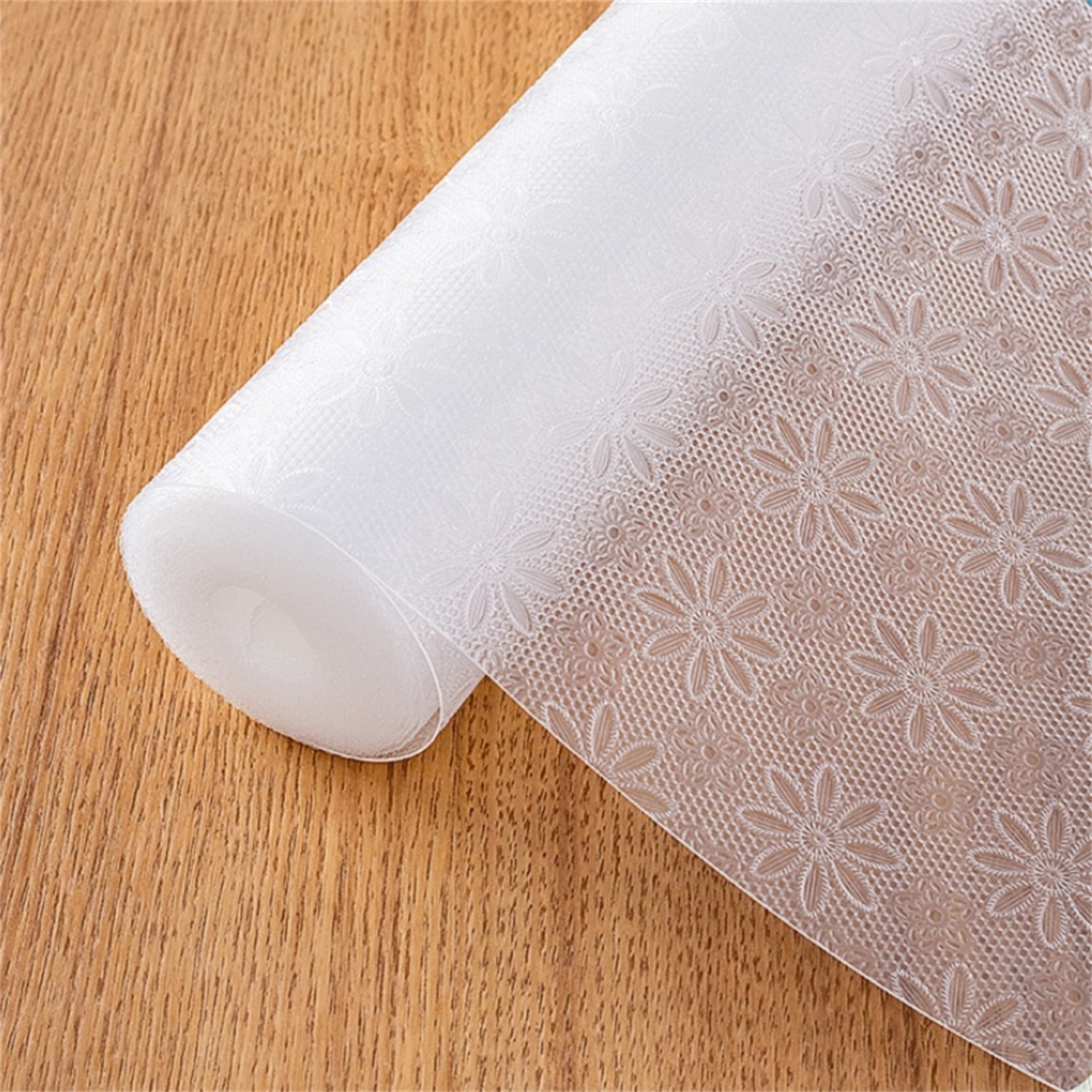 Dingrich Shelf Liner 17.7x240inch, Non Slip Waterproof Refrigerator ...