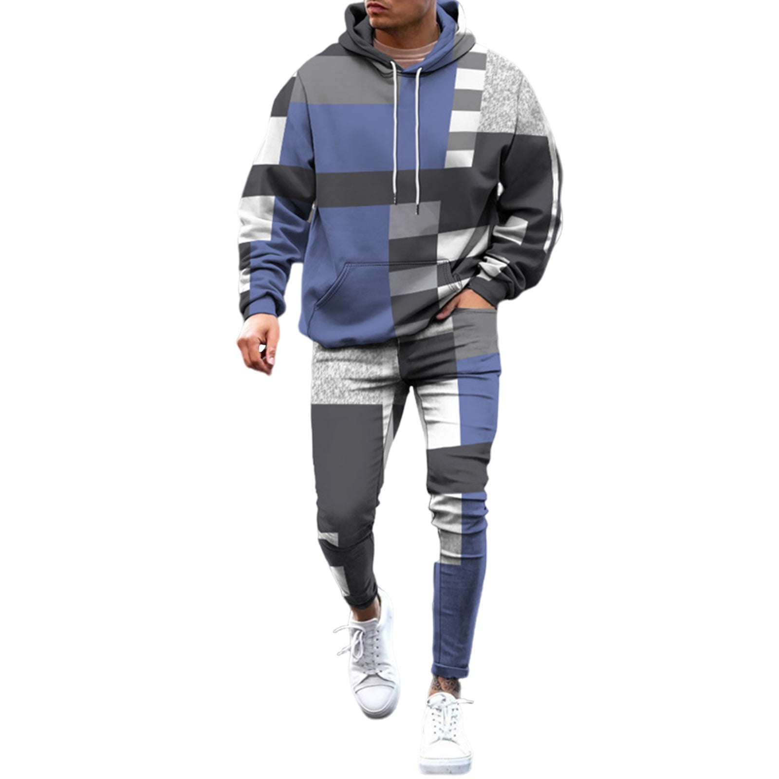 Dingyimy Men's Sweatsuits,Casual Athletic Sweatsuits, Long Sleeve ...