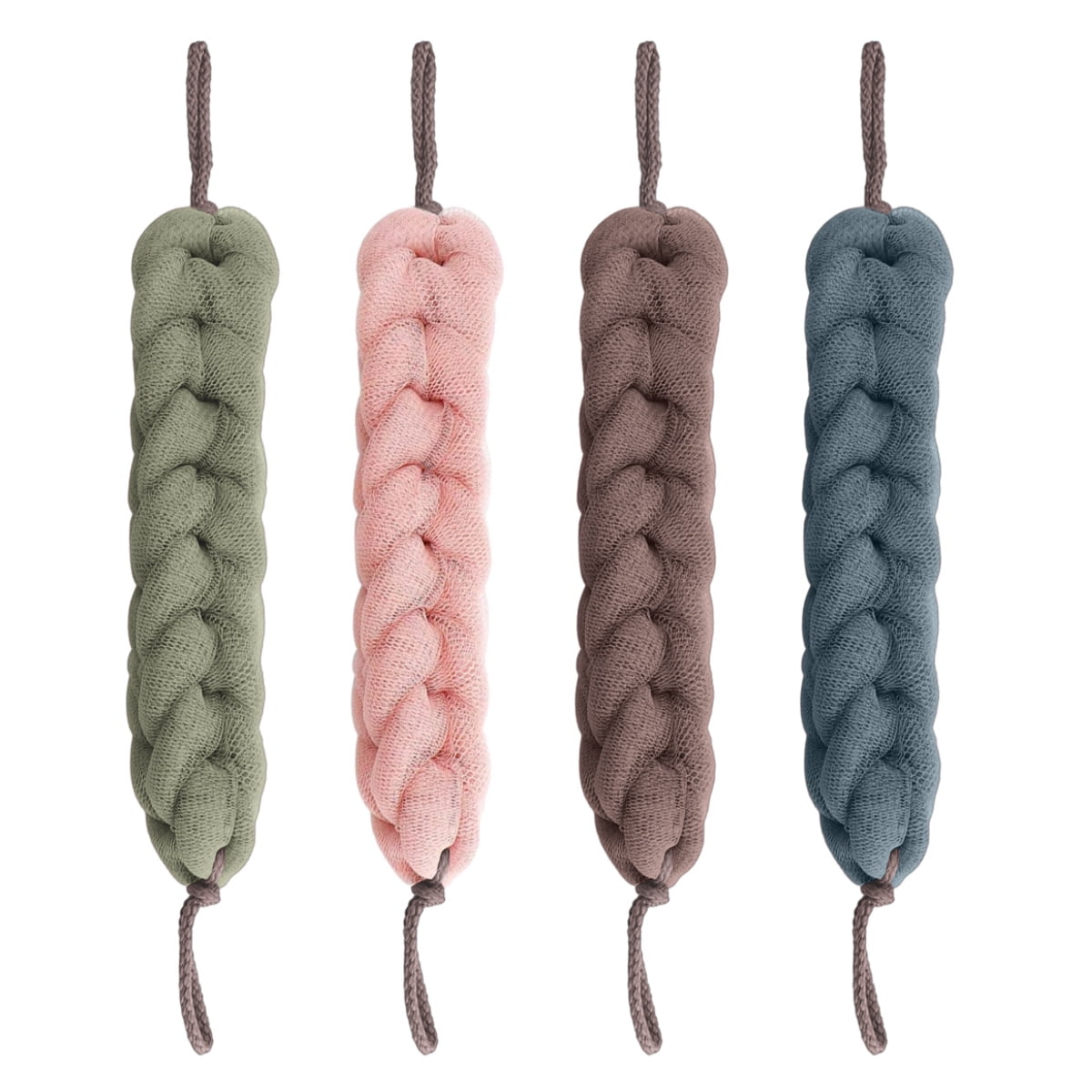 Dinheiro Long elastic back sponge with string handle Back scrubber ...