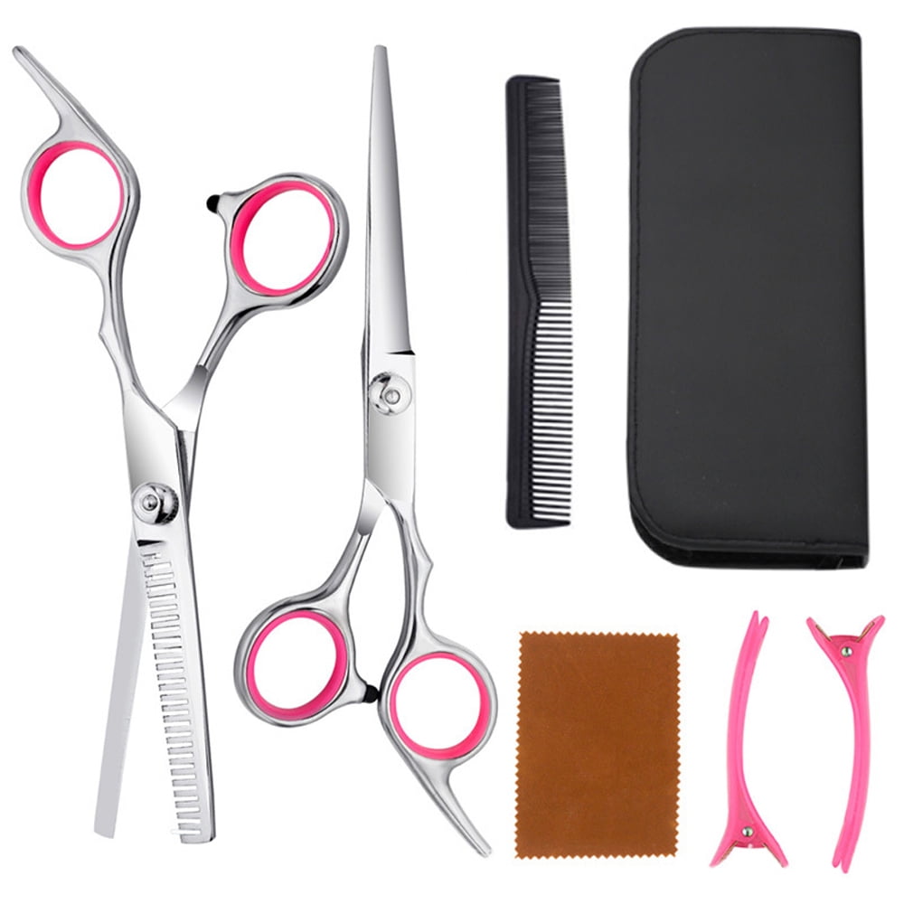 Dinheiro Professional Hair Cutting Scissors Shears Barber Thinning Set ...