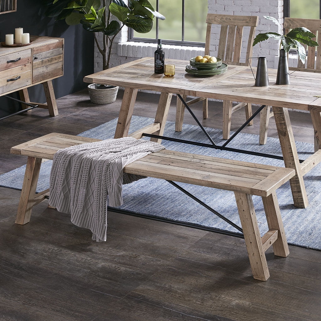 Dining Bench,Natural Wood Furniture Primary Living Space Storage ...