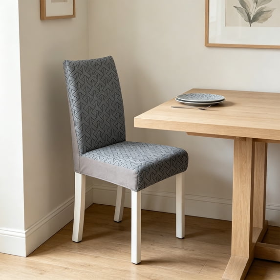 Dining Chair Cover Human Shaped Seat Cover with Backrest for Kitchen ...