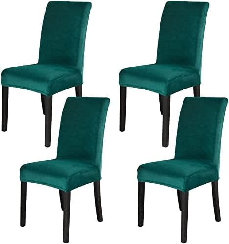 Dining Chair Cover Stretch Kitchen Chair Slipcover Elastic Spandex ...