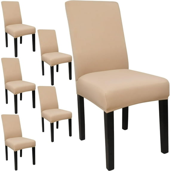 Dining Chair Covers Dining Room Chair Slipcovers, 6 Pack High Stretch ...