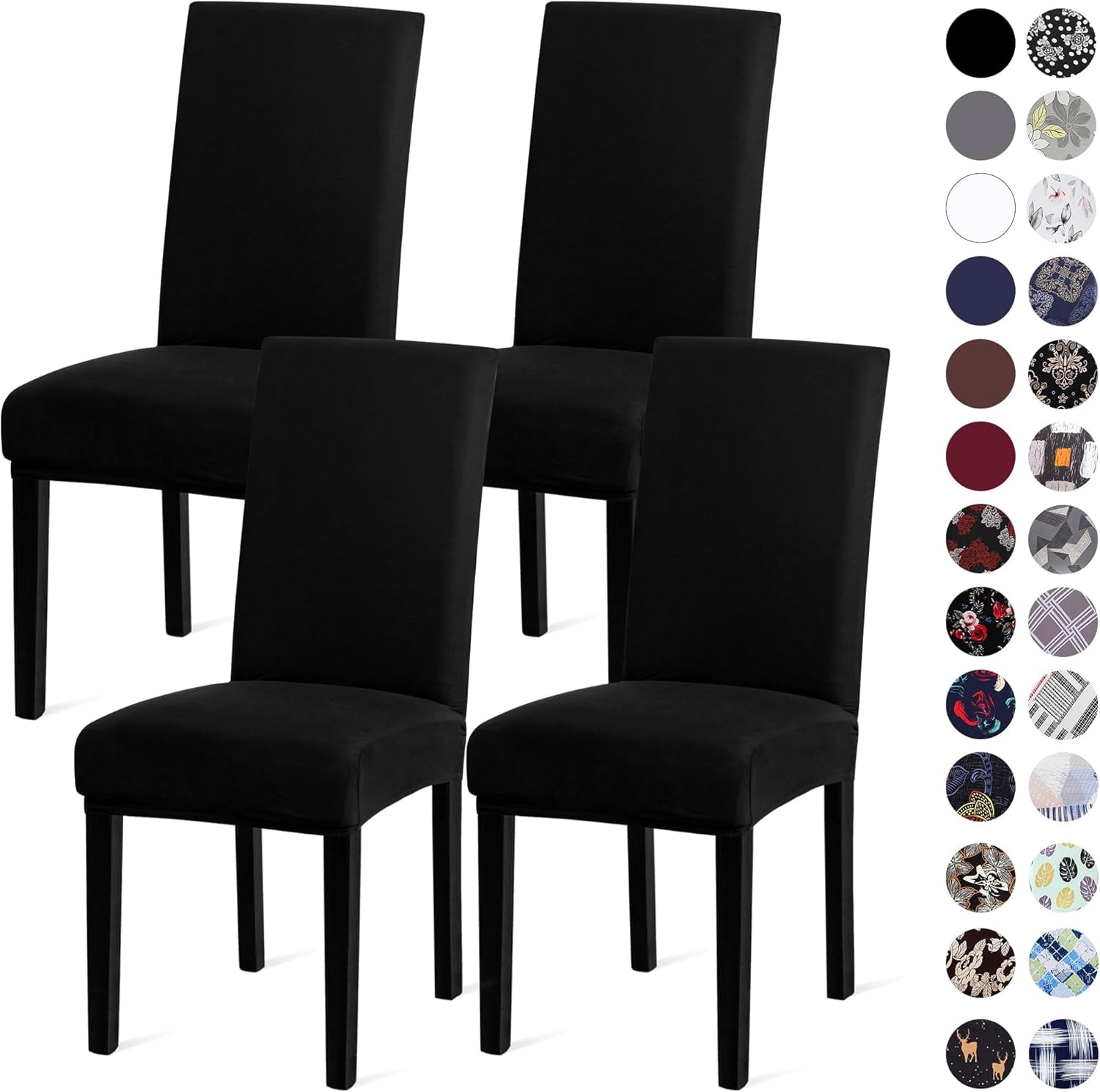 Dining Chair Covers,Kitchen Chair Cover,Parsons Chair Slipcover,Spandex ...