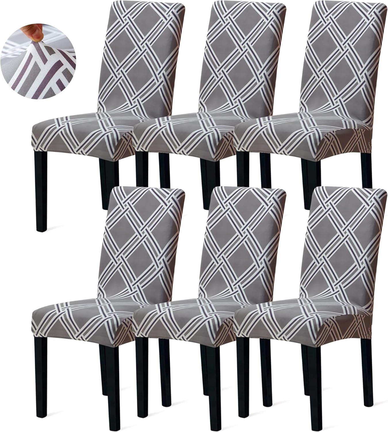 Dining Chair Covers,Kitchen Chair Cover,Parsons Chair Slipcover,Spandex ...