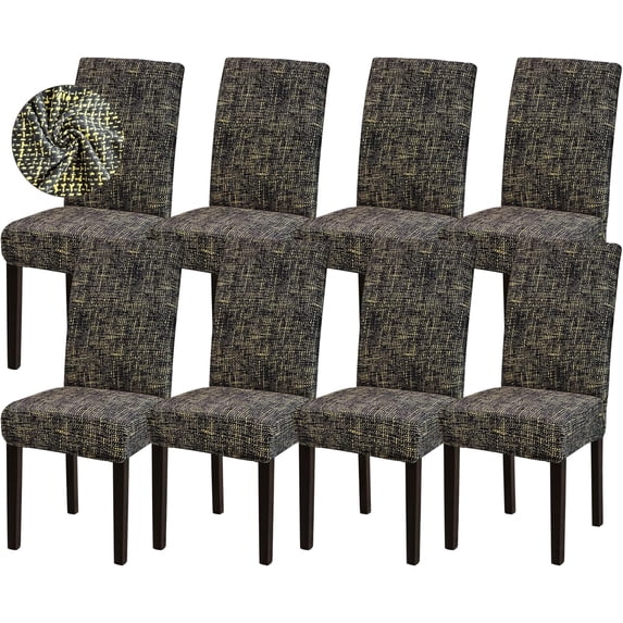 Dining Chair Covers,Kitchen Chair Cover,Parsons Chair Slipcover,Spandex ...