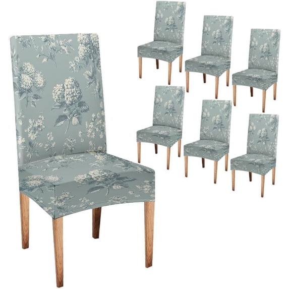 Dining Chair Covers Set of 6,Chairs Covers for Dining Room Stretch ...
