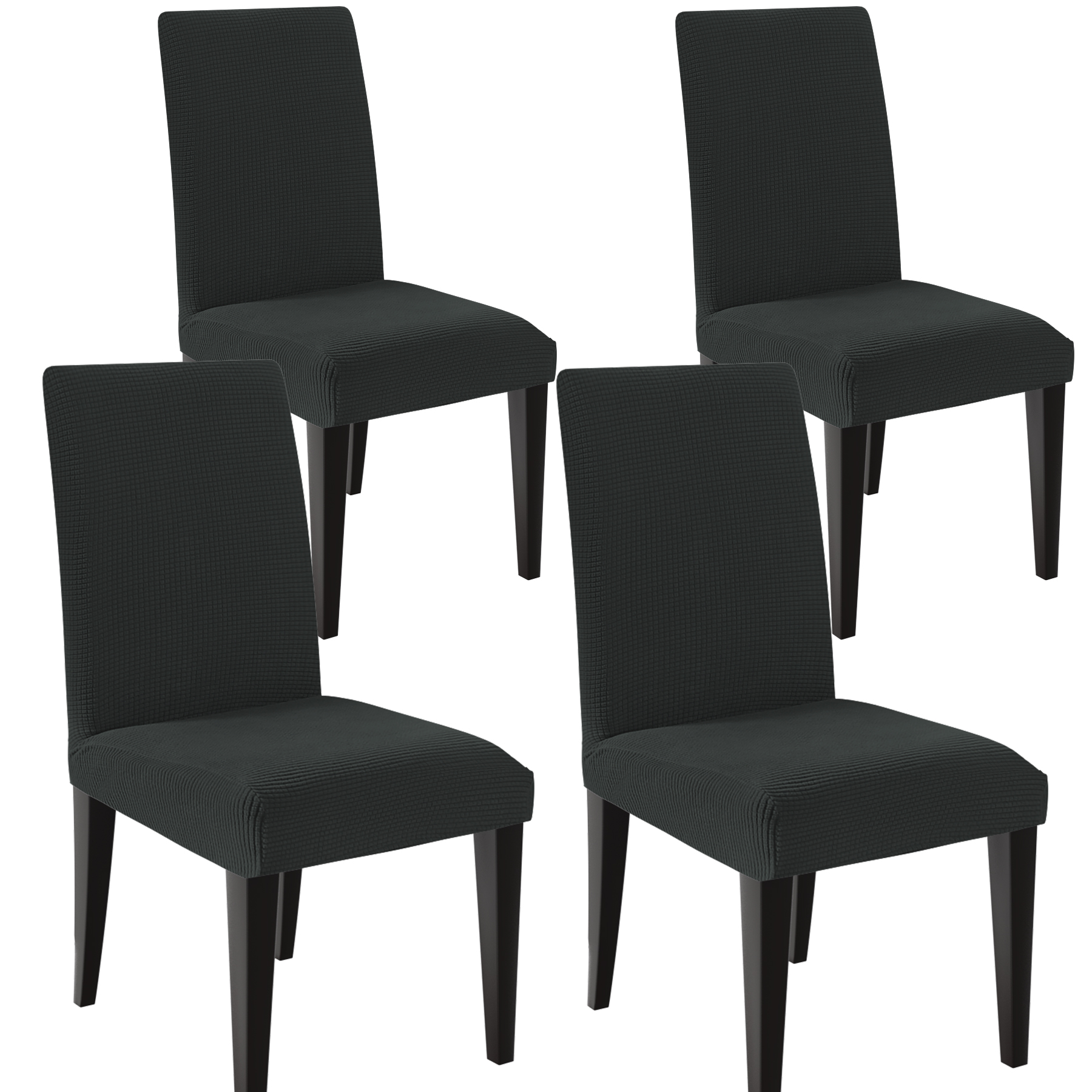 Dining Chair Covers Set of 4, Stretch Dining Room Cushion Cover Non ...