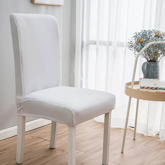 Dining Chair Covers with Elastic Bottom, Soft Polyester Spandex Chair ...