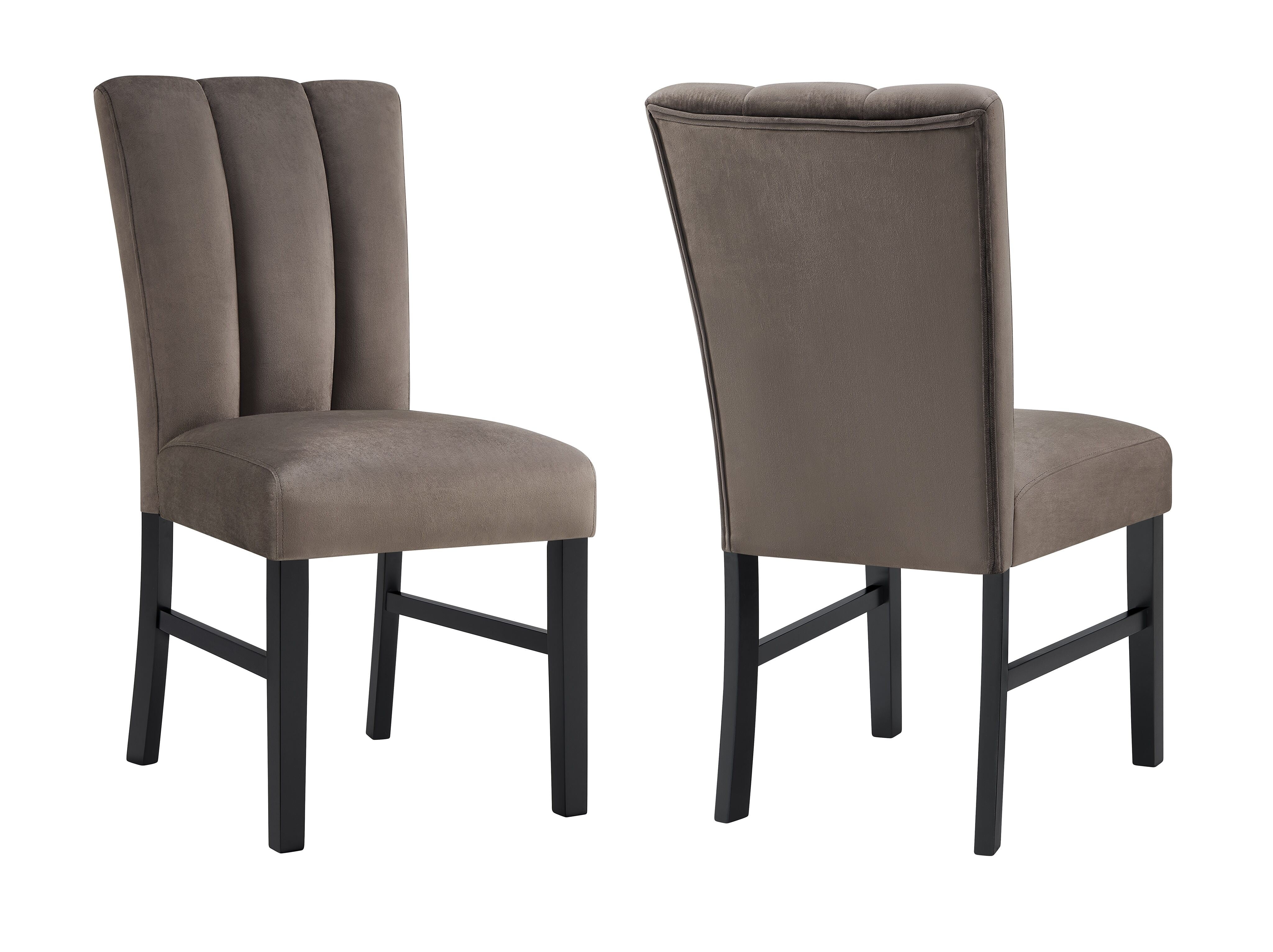 Dining Chairs Beautiful Black/Brown Dining Chair Mocha-toned Fully ...