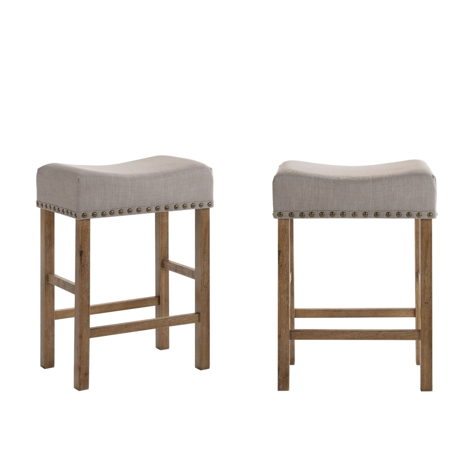 Dining Chairs Contemporary Counter Height Stools Set of 2 Cushion Seat ...