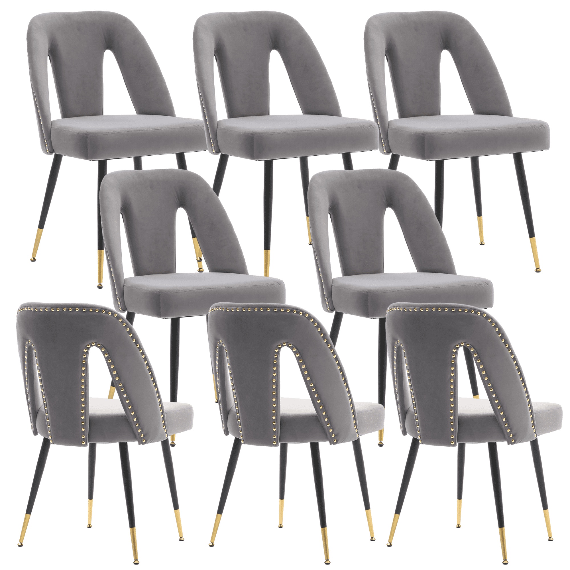 Dining Chairs, Modern Kitchen Dining Room Chairs, Upholstered Dining ...