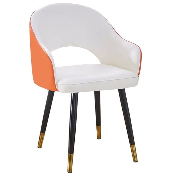 Dining Chairs Modern With Metal Legs Accent Chair Modern Leather Side ...