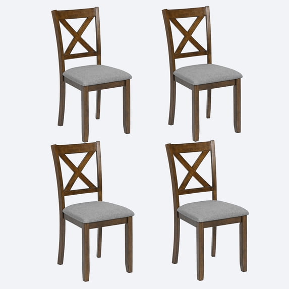 Dining Chairs Only, Wooden Dining Chairs Set of 4, Kitchen Chair with ...