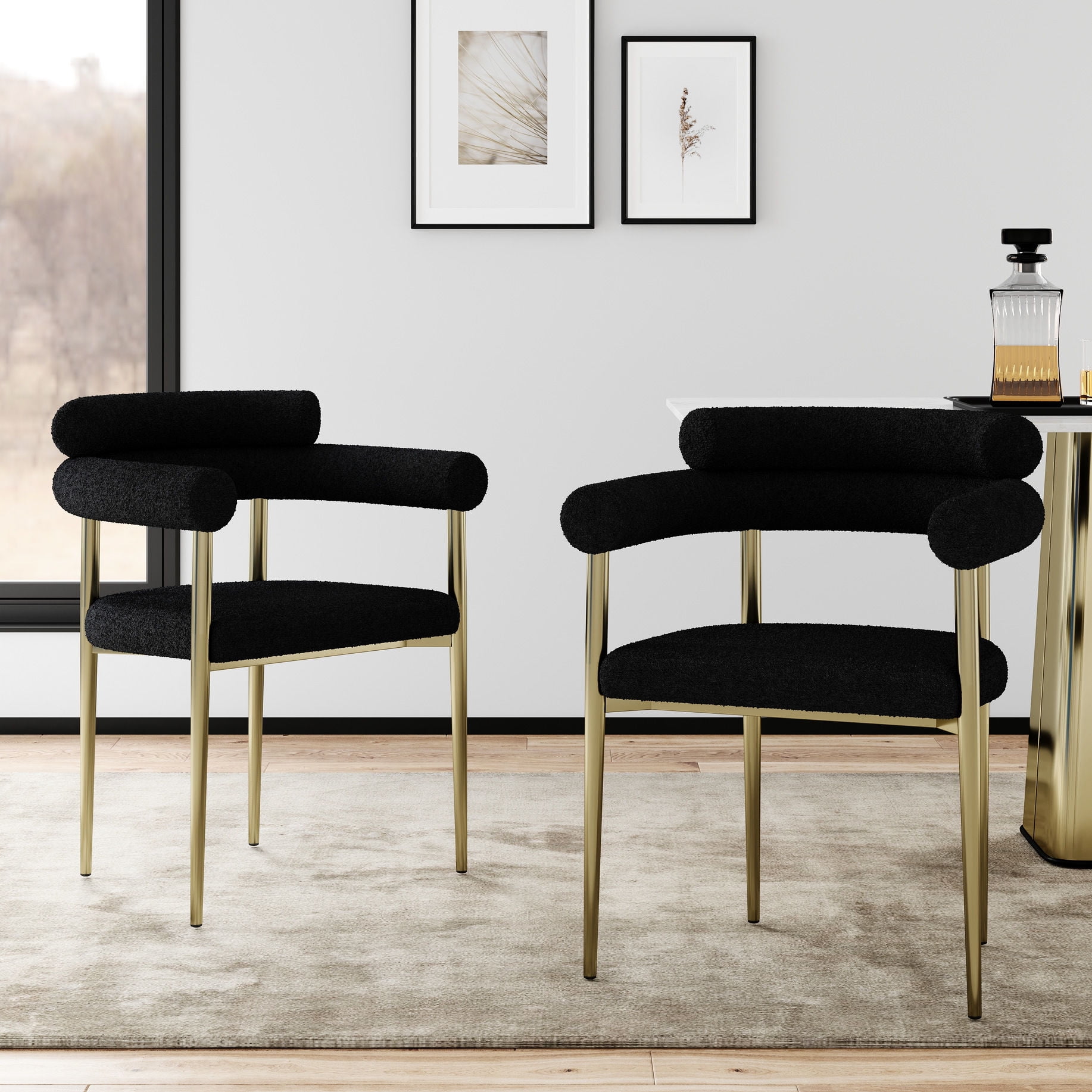 Dining Chairs Set of 2 | Comfortable for Dining Room Use with Soft ...