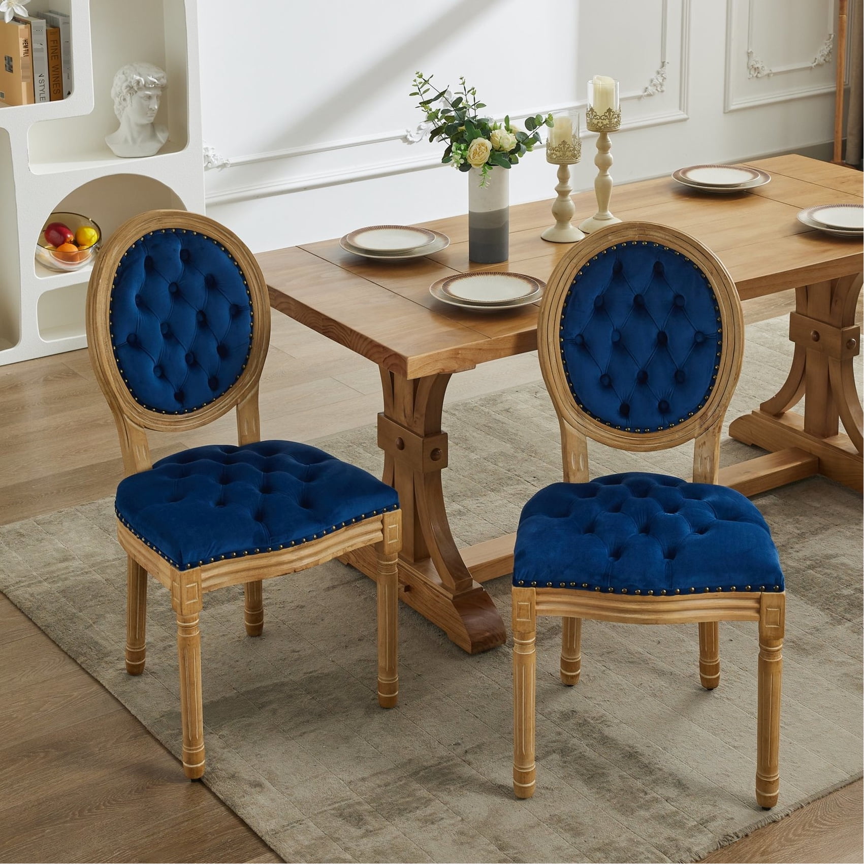 Dining Chairs Set of 2 | Comfortable Seating in Dining Room with High ...