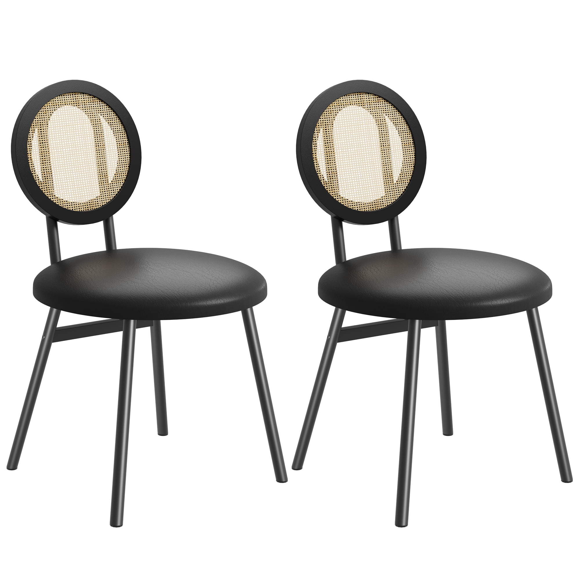 Dining Chairs Set of 2, Kitchen Chairs with Thicken Upholstered, Modern ...