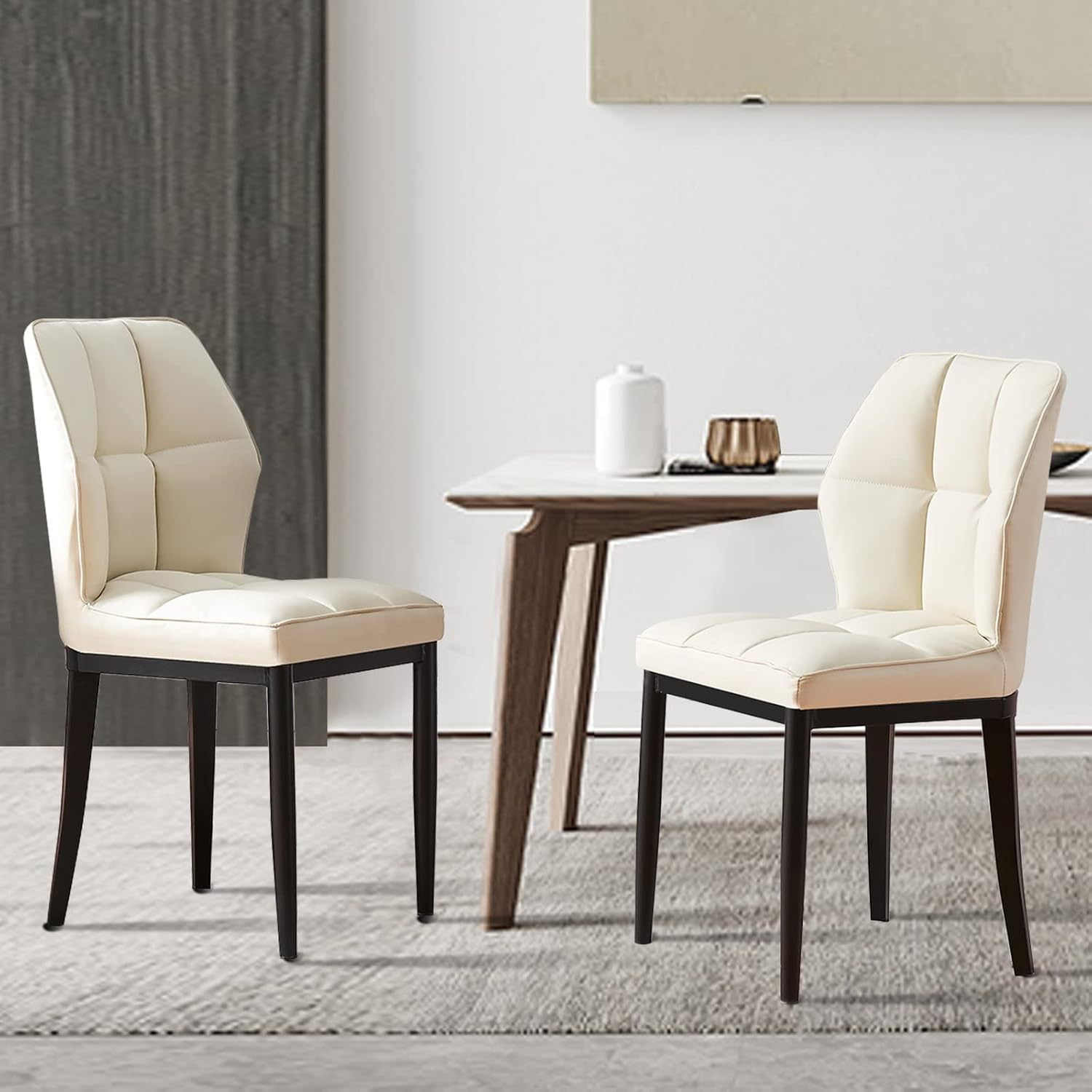 Dining Chairs Set of 2 Mid Century Modern Kitchen Chairs Sillas de ...