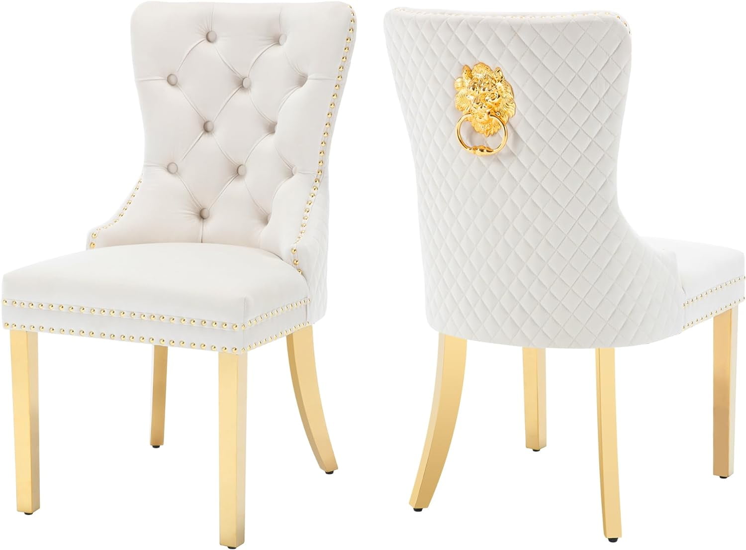 Dining Chairs Set of 2 Nikki Collection Dining Room Chair Upholstered ...