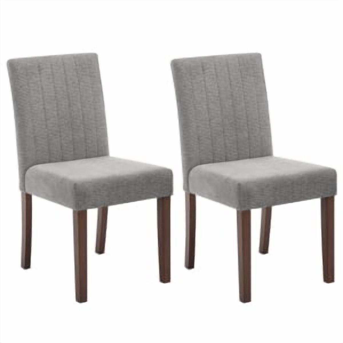 Dining Chairs Set of 2, Upholstered Stripes Tufted Dining Chair withSo ...