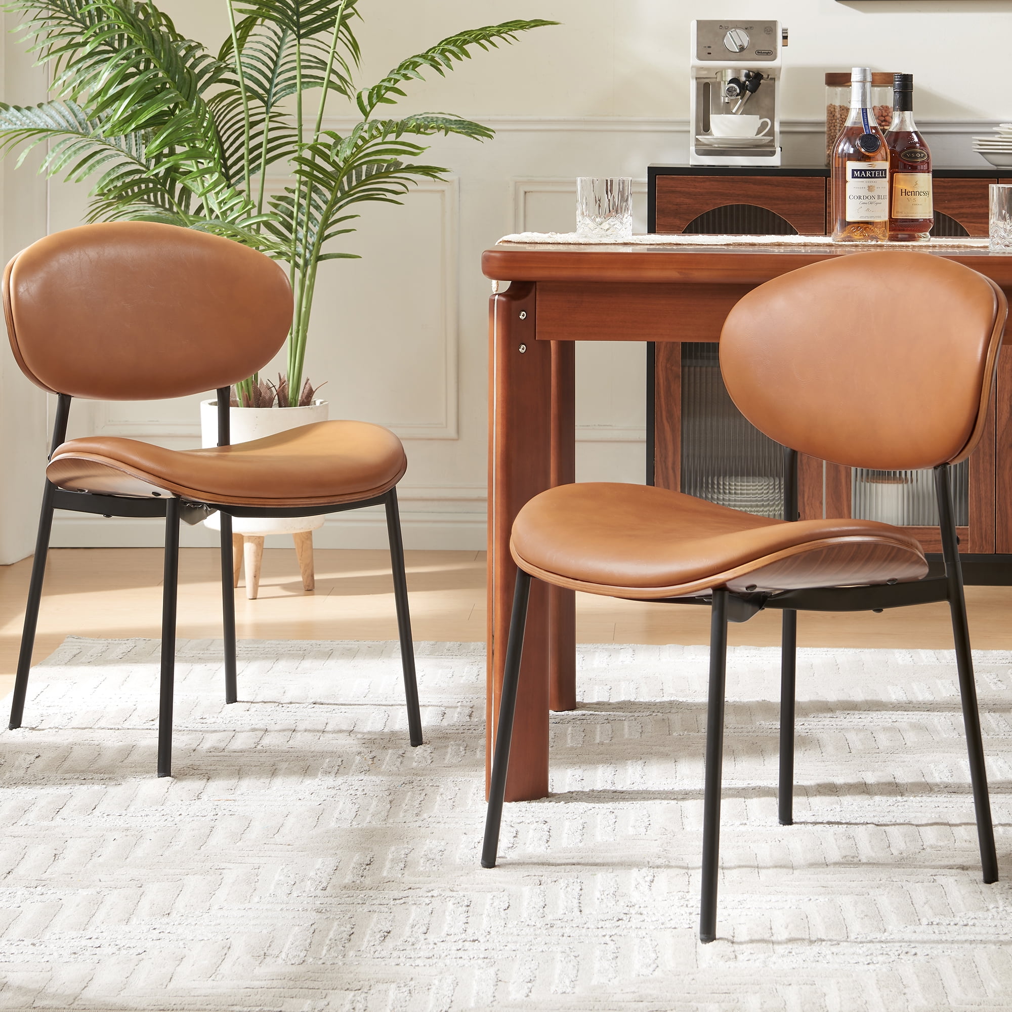 Sailvan Dining Chairs Set of 2, Mid-Century Style Living Room Chairs ...