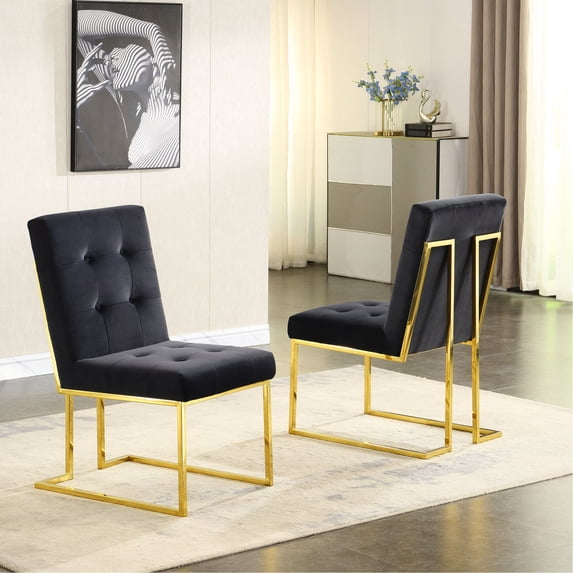 Dining Chairs for Living | Introduce Glam Style to Decor | Soft Velvet ...