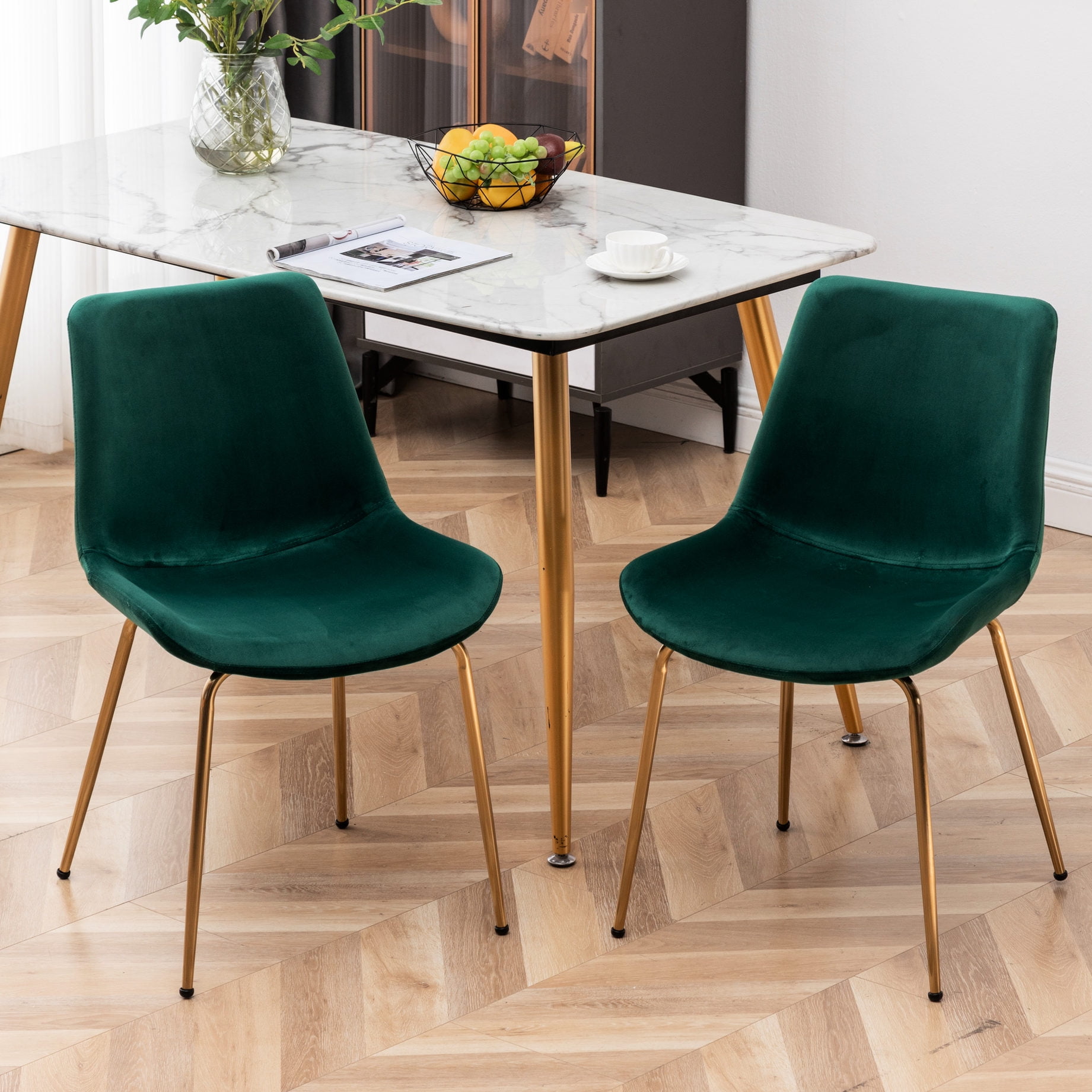 Dining Chairs for Various Scenarios | Soft Velvet Upholstery | Stable ...