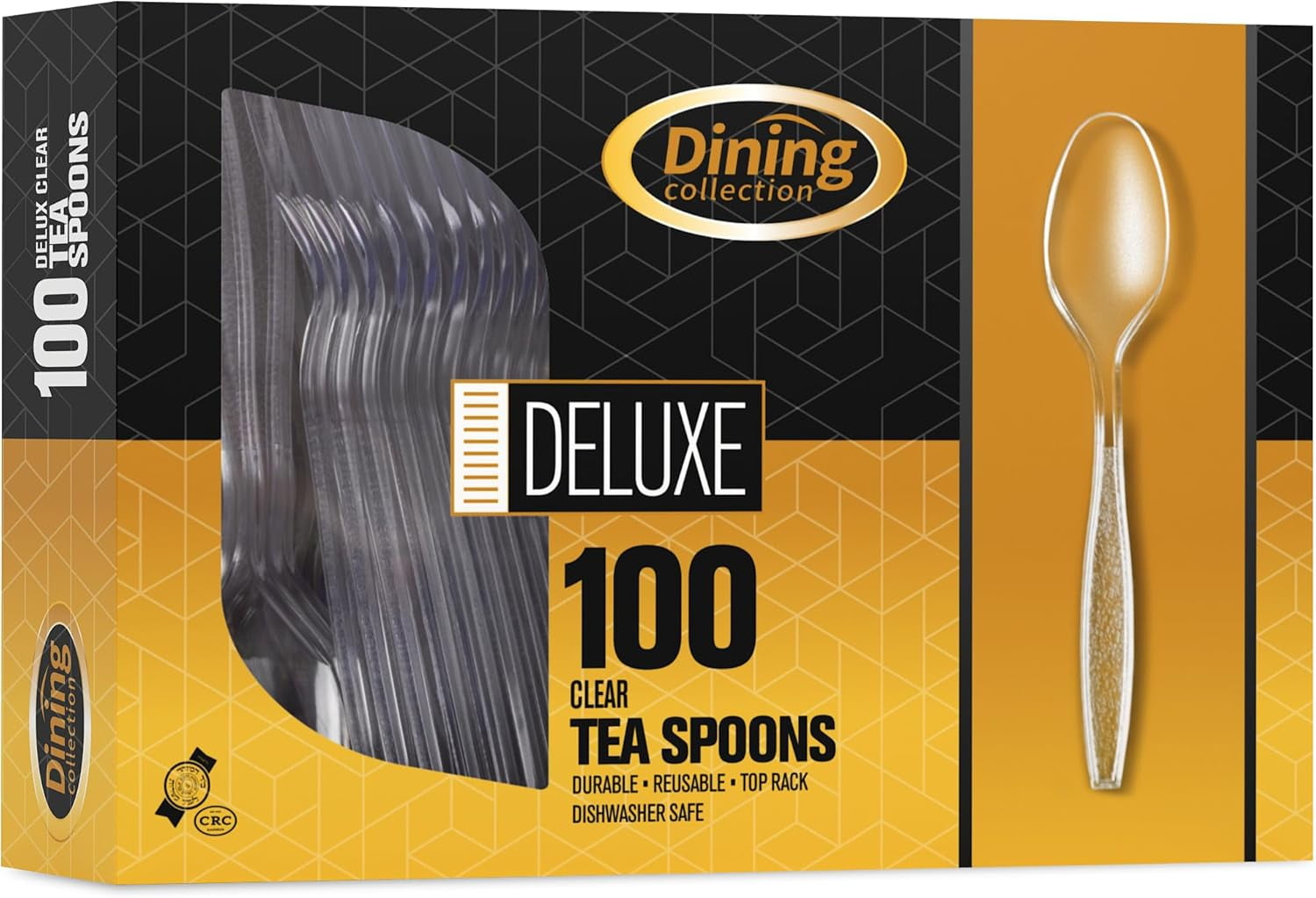 Dining Collection Clear Plastic Tea Spoons - 1000 Pack – Durable ...