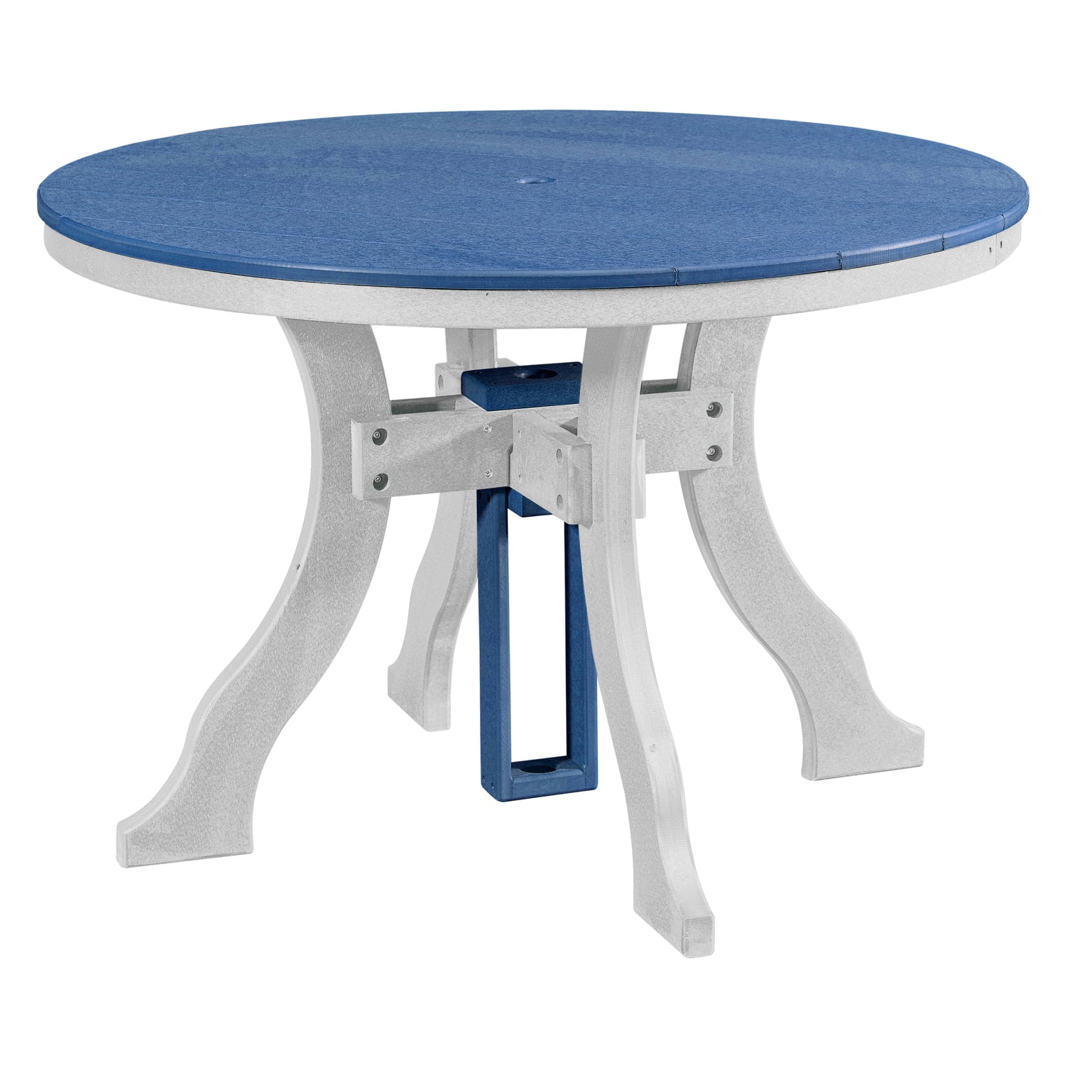 Dining Height Round Table in Blue/White - Walmart.com