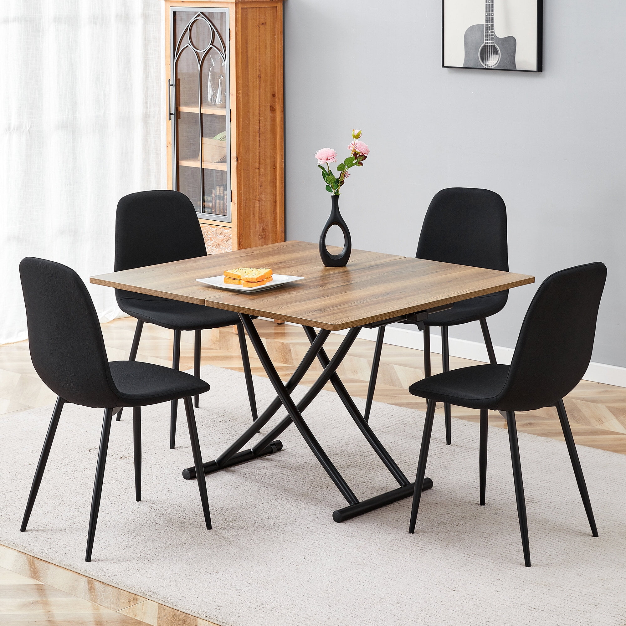 Dining And Kitchen Sets Table and chair set.Modern Multifunctional ...