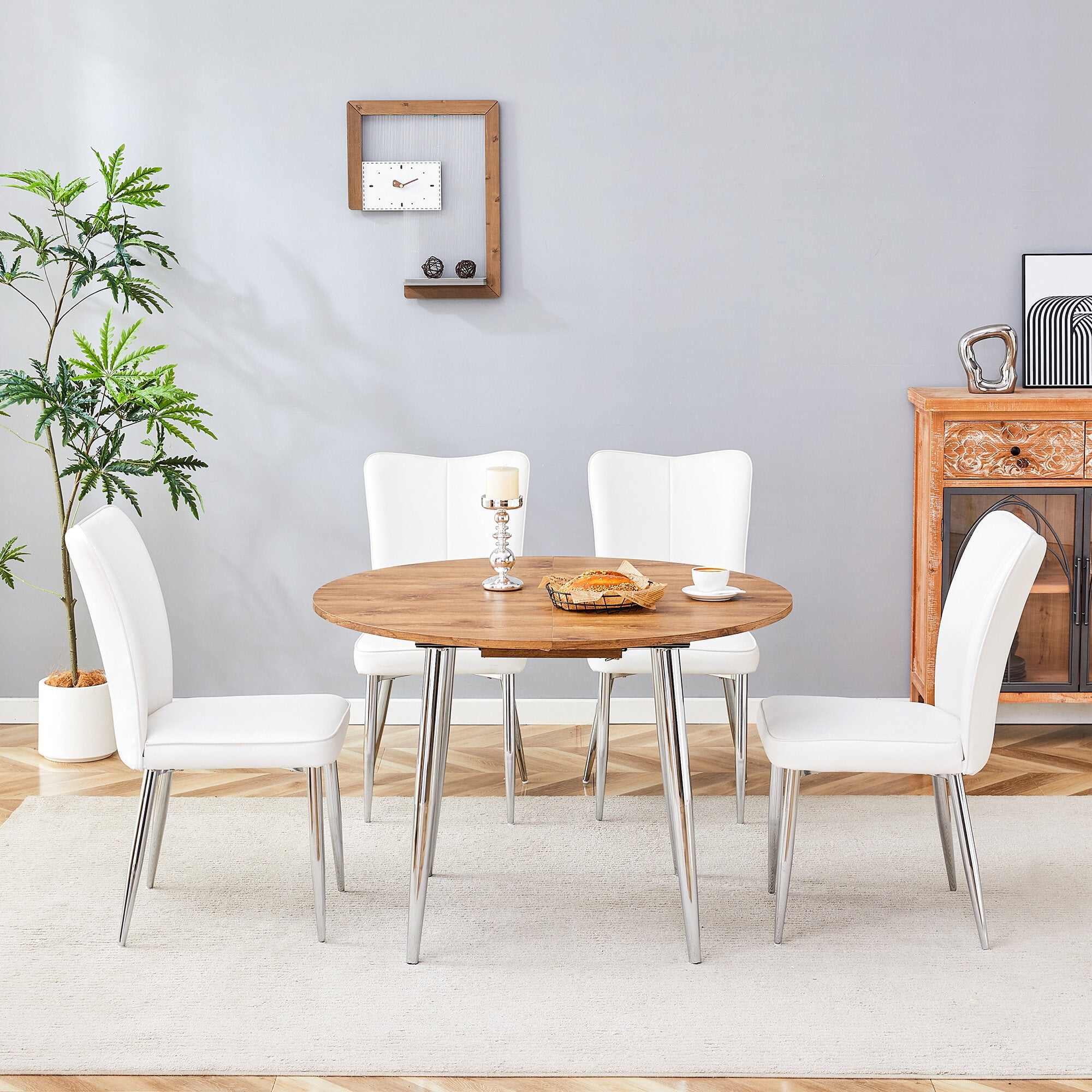 Dining And Kitchen Sets Table and chair set.With a Expandable mechanism ...