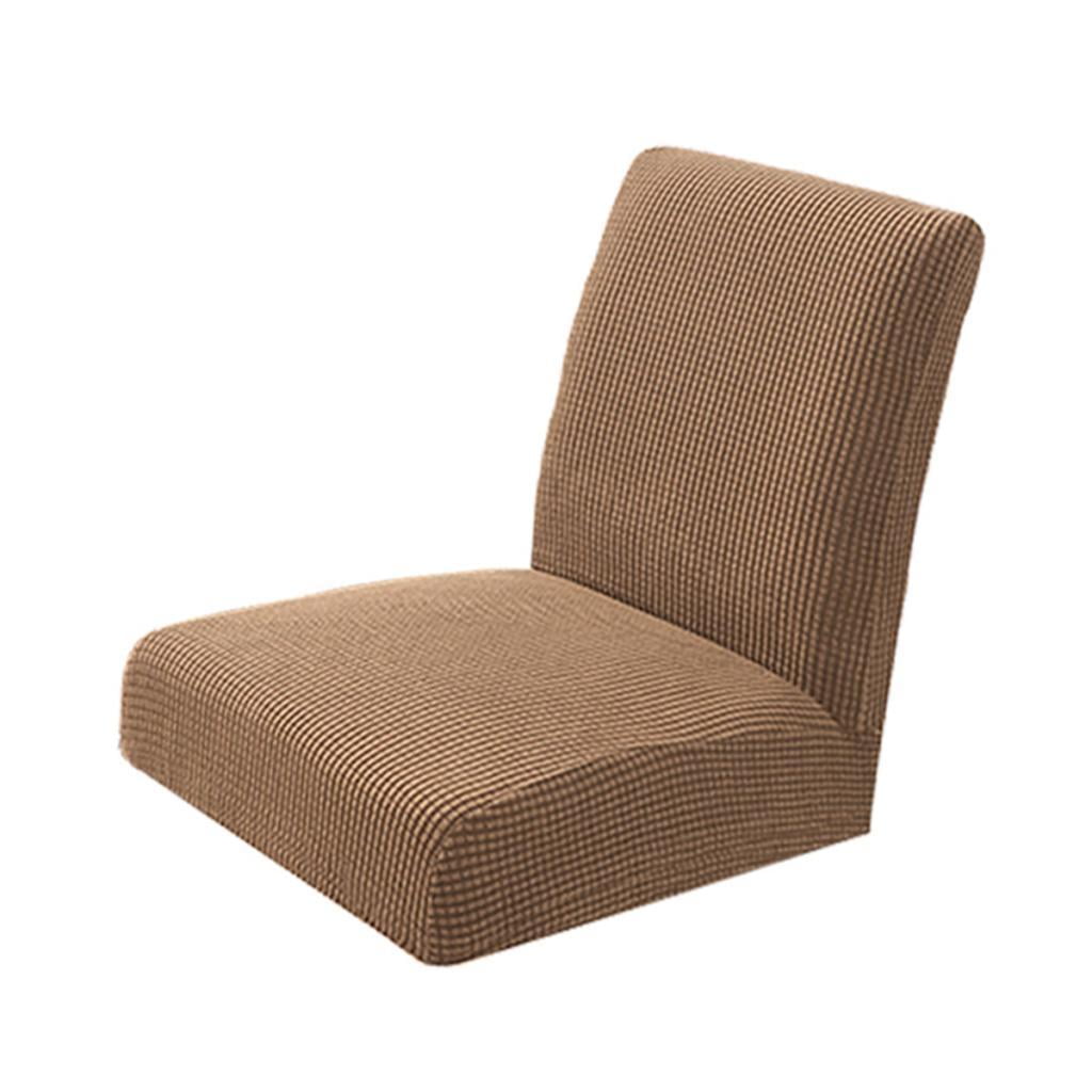 Dining Low Back Short Chair Cover Bar Stool Beauty Salon Seat Slipcover ...