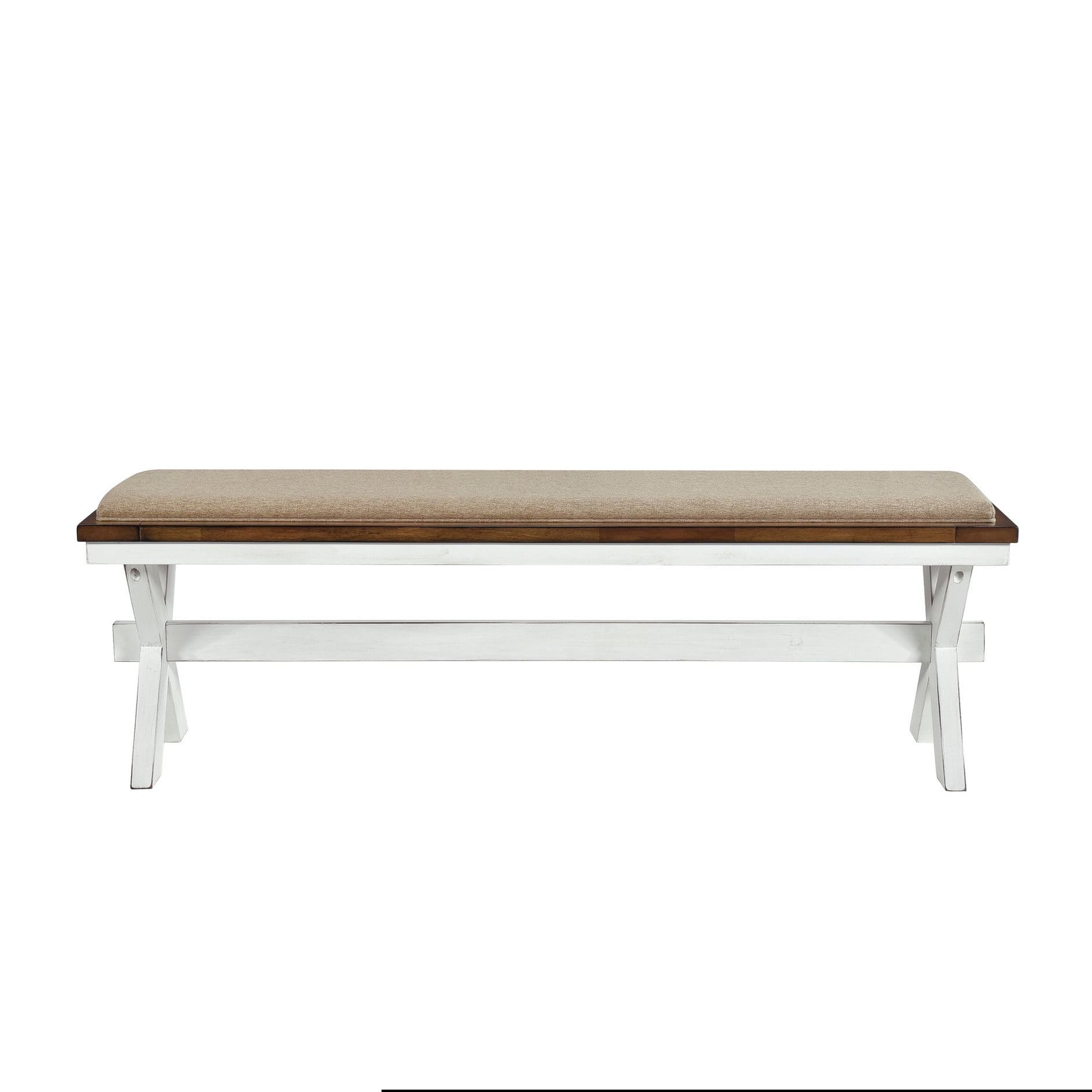 Dining Room Bench | Featuring Modern Aesthetic | Textured Fabric on ...