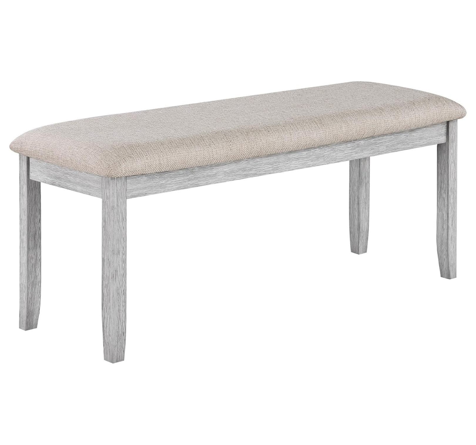 Dining Room Bench, Wood Kitchen Table Bench with Upholstered, Entryway ...